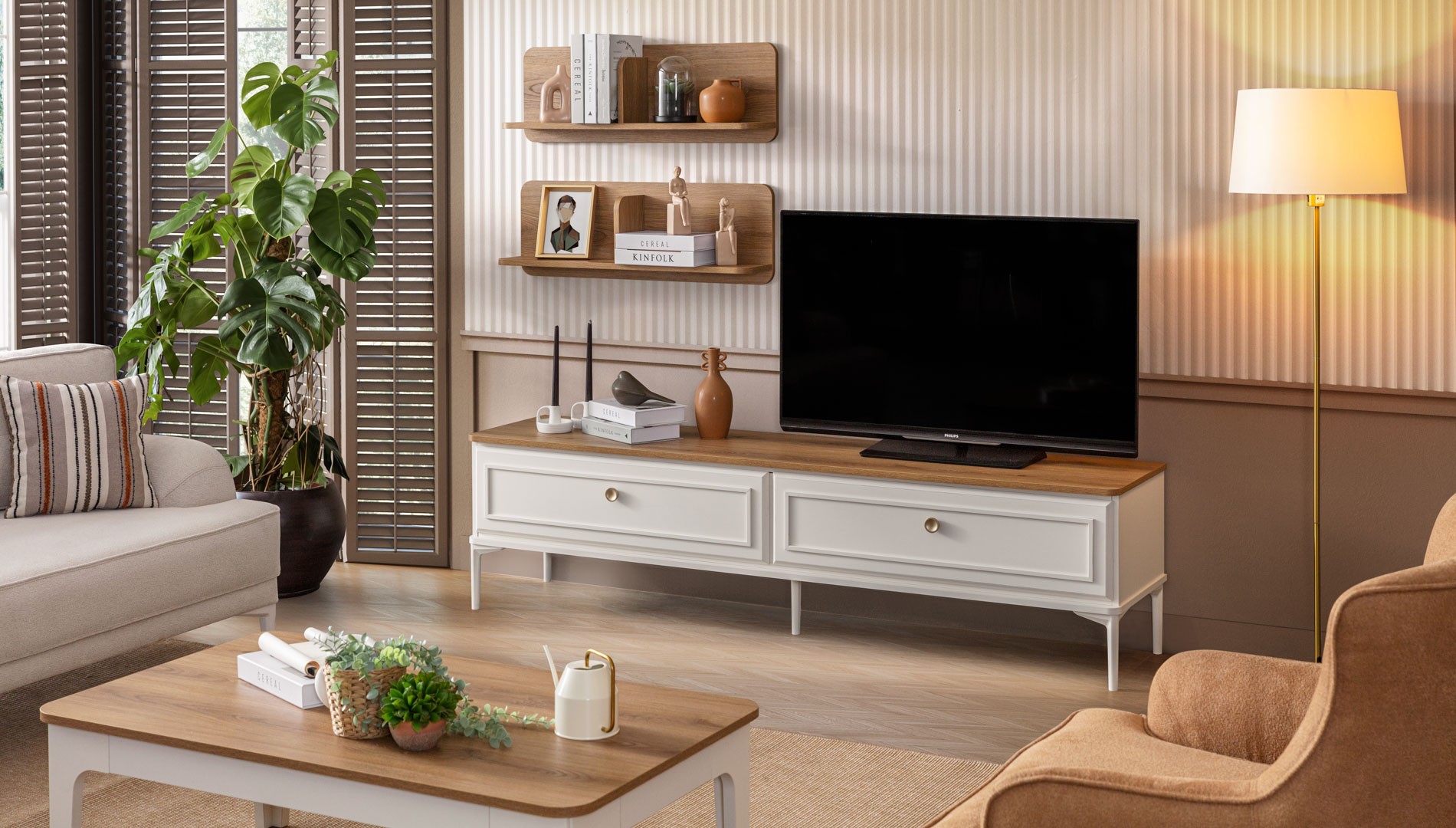 Modern Country Tv Unit - Gala Mobilya