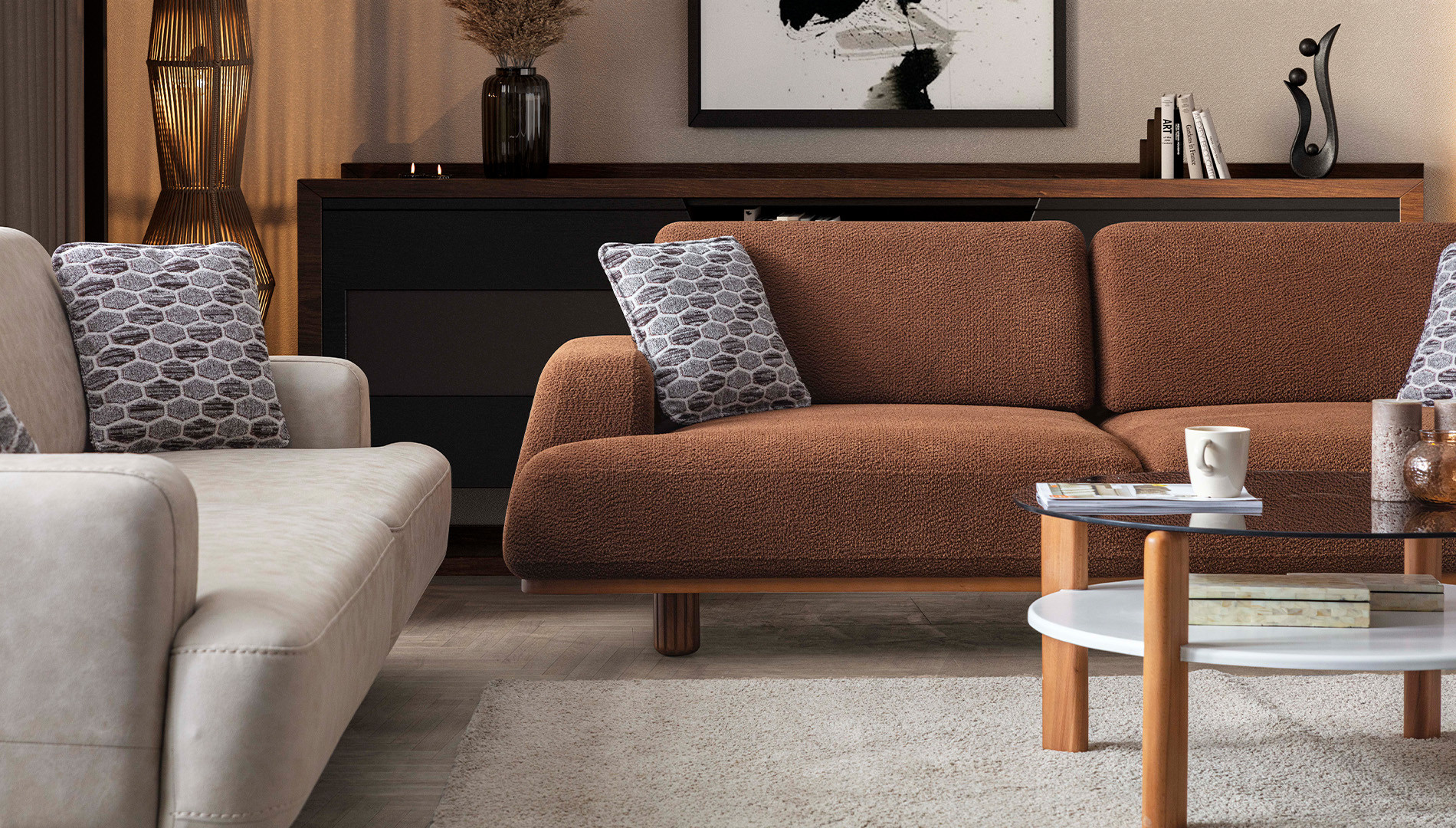 Lily Sofa Set - Gala Mobilya