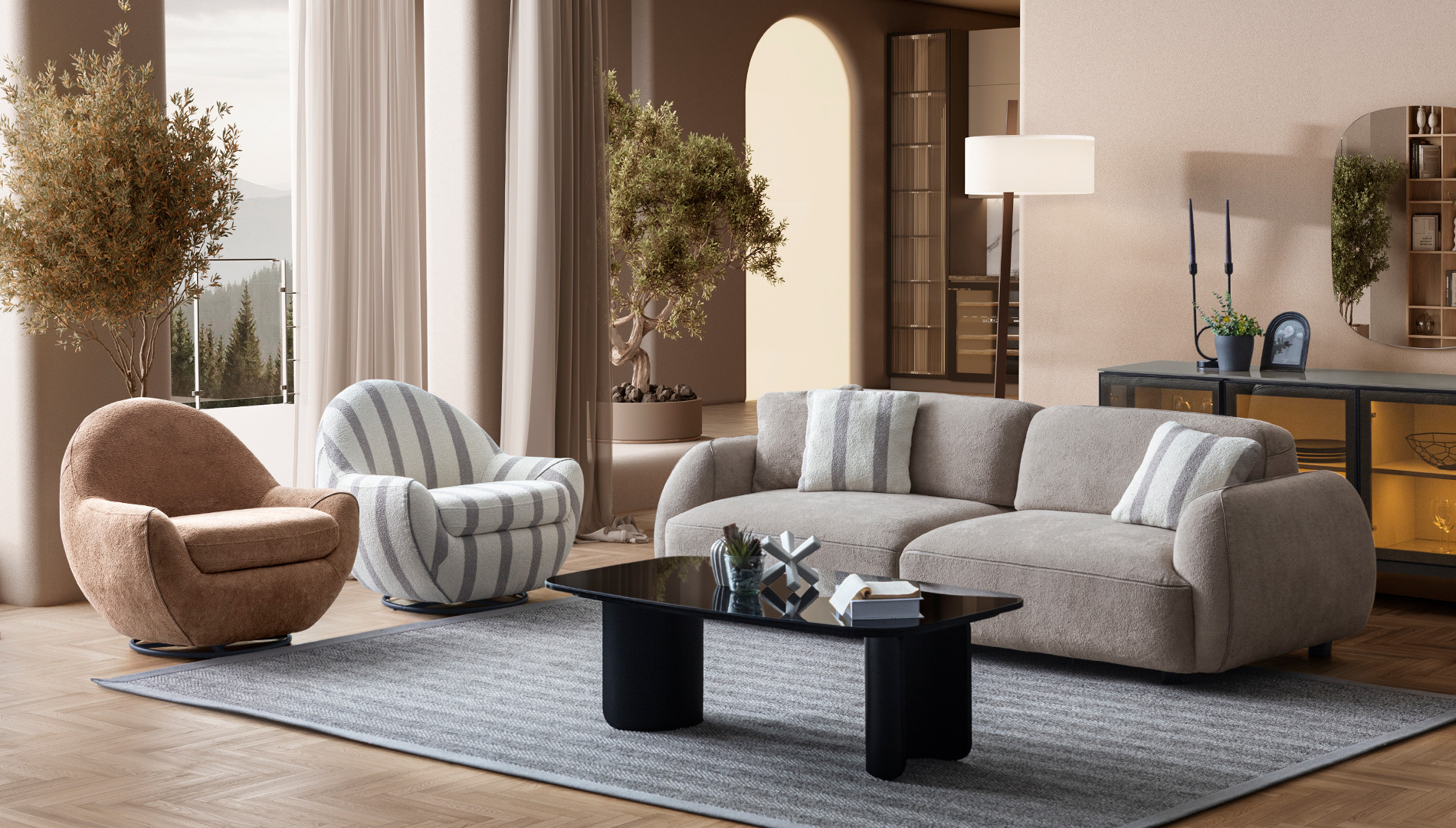 Zenith Sofa Set - Gala Mobilya